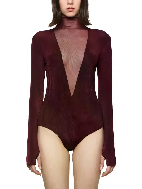 ATU BODY COUTURE Crushed-effect Body - Red