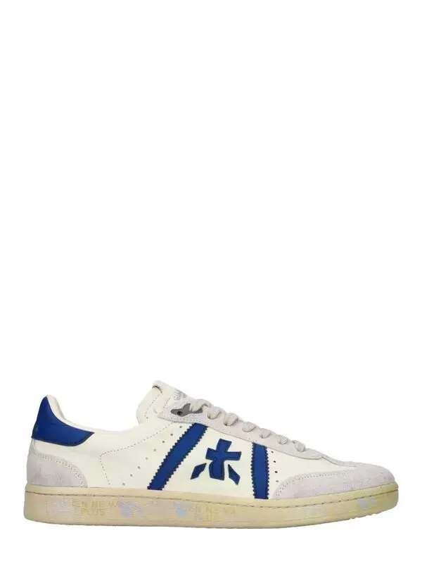 Premiata Bonnie Logo-patch Sneakers - Neutrals