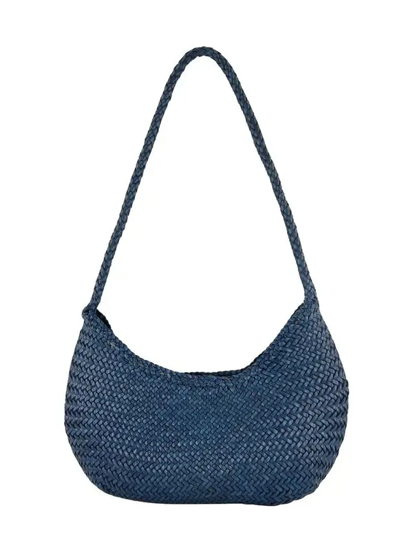 Dragon Diffusion Nova Luna Woven Leather Bag - Blue