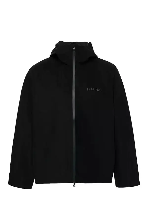 Calvin Klein Raised-logo Jacket - Black