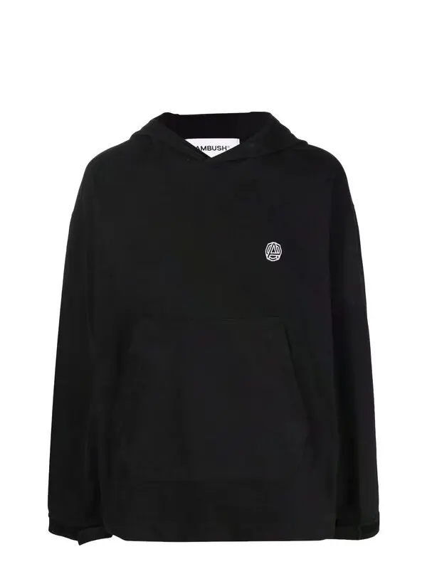 AMBUSH Logo-print Hoodie - Black