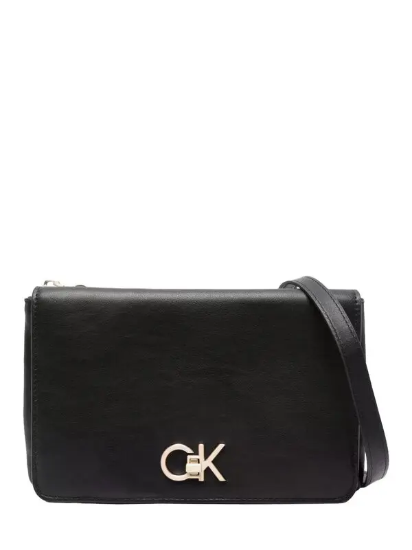 Calvin Klein Logo-plaque Crossbody Bag - Black