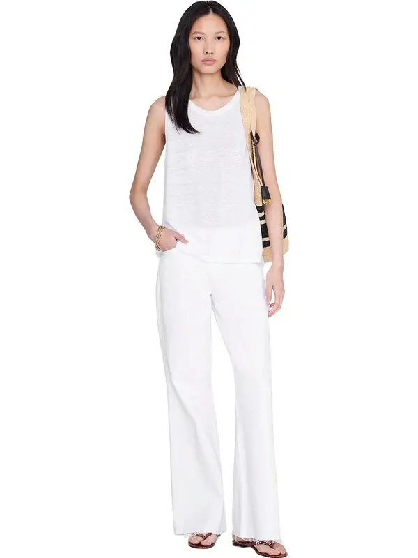 ANINE BING Juliann Tank Top - White