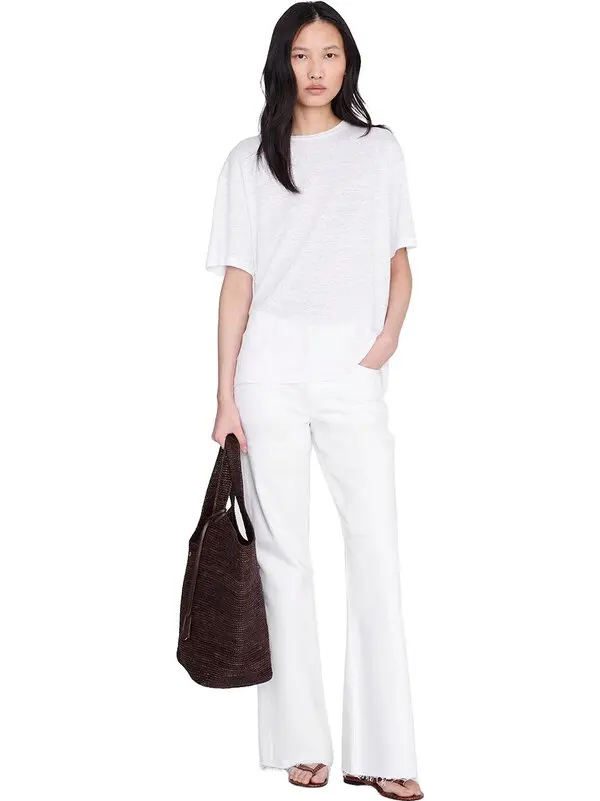 ANINE BING Cade Tee - White