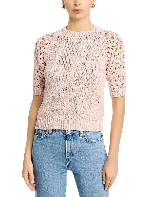 BOSS Fanuka Crewneck Sweater - Ocean Rose