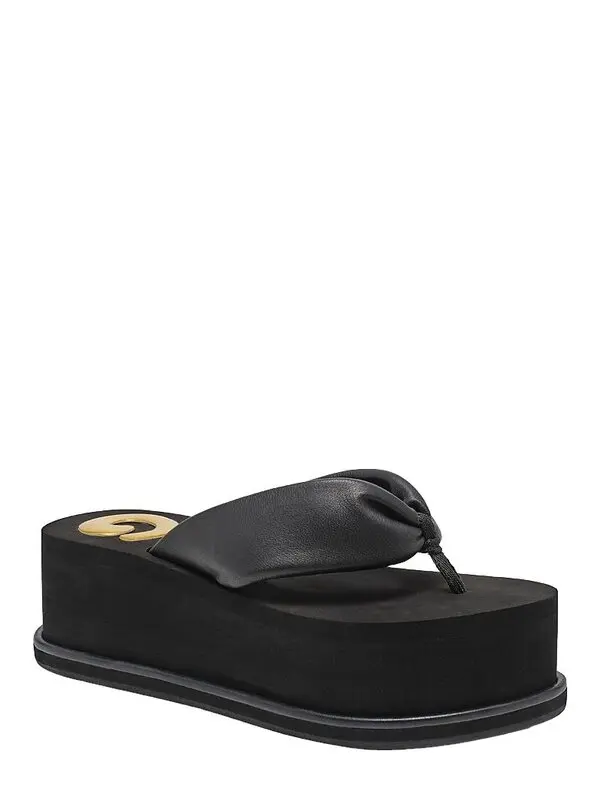 Cult Gaia Platform Sandals - Black