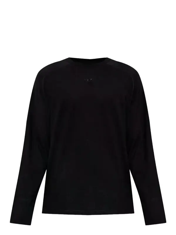 DIESEL® T-kristian Long-sleeved T-shirt - Black