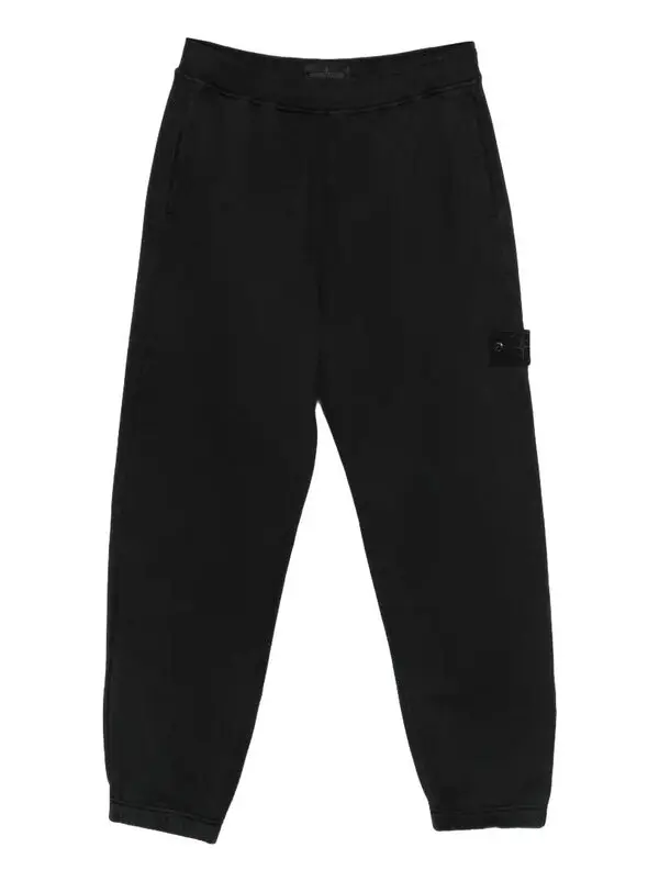 Stone Island Logo-patch Track Pants - Black