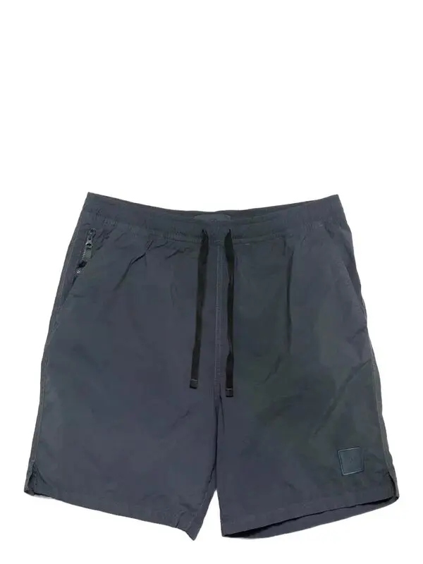 Stone Island Logo-patch Drawstring Shorts - Blue