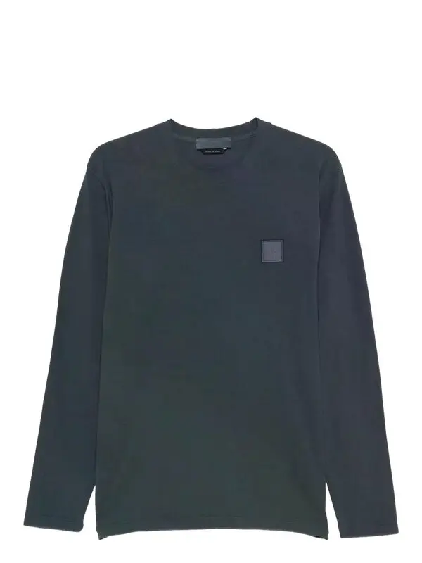 Stone Island Logo-patch Long-sleeve T-shirt - Blue