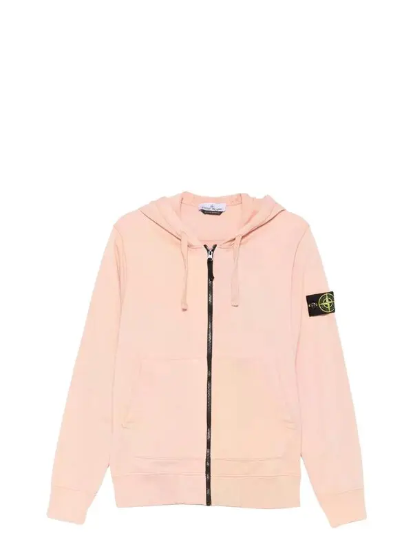 Stone Island Compass-patch Sweatshirt - Pink