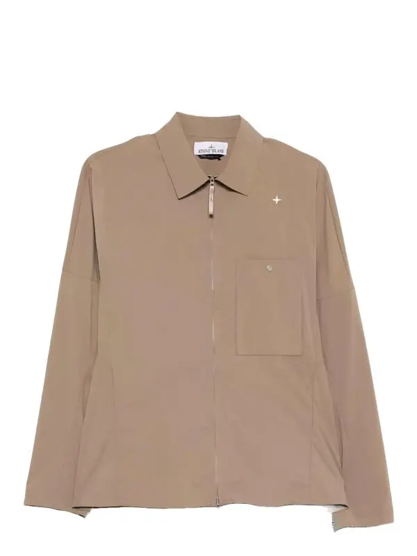 Stone Island Chest-pocket Overshirt - Brown