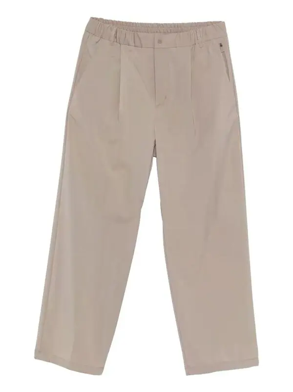 Herno Pleated Elasticated-waist Trousers - Grey