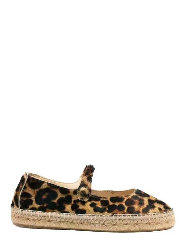 Manebí Leopard-print Touch-strap Espadrilles - Neutrals