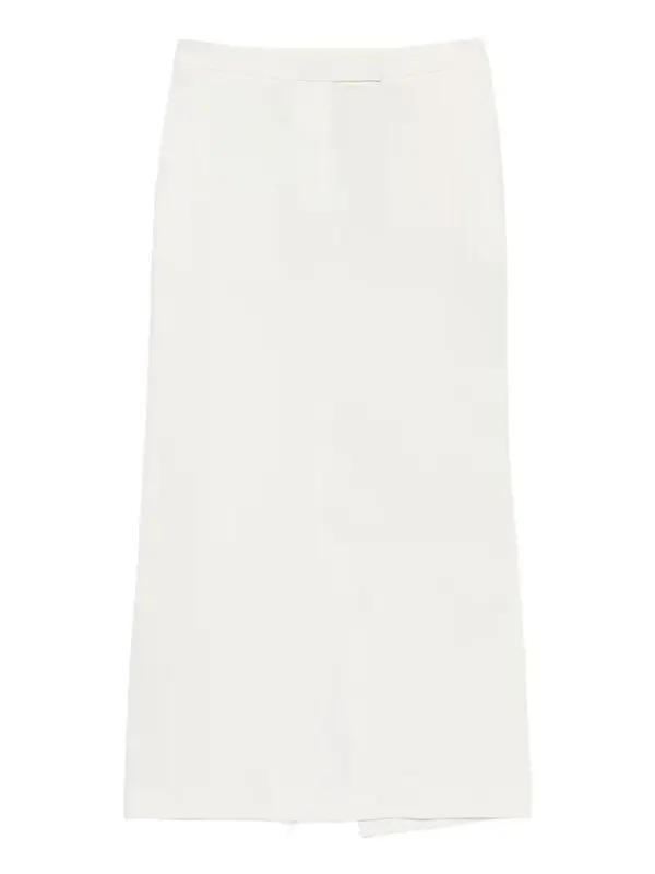 Patrizia Pepe Pencil Skirt - White