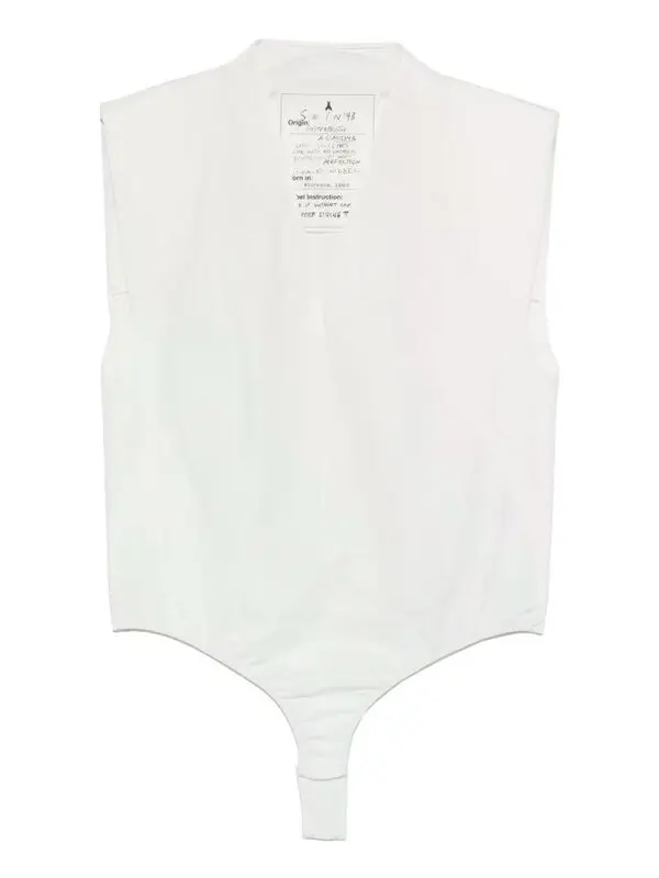 Patrizia Pepe Sleeveless Bodysuit - White