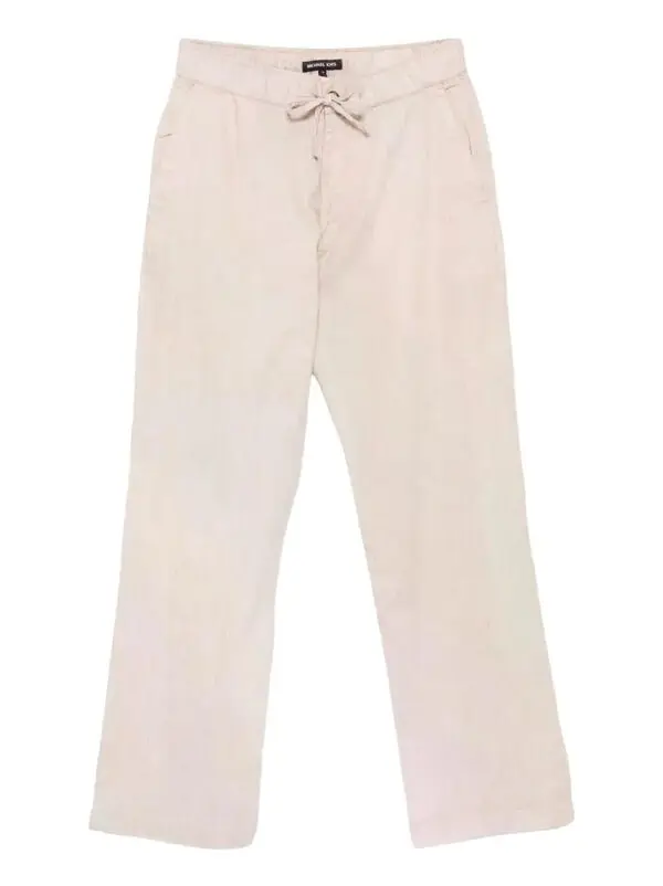 Michael Kors Drawstring-waist Elasticated Trousers - Neutrals
