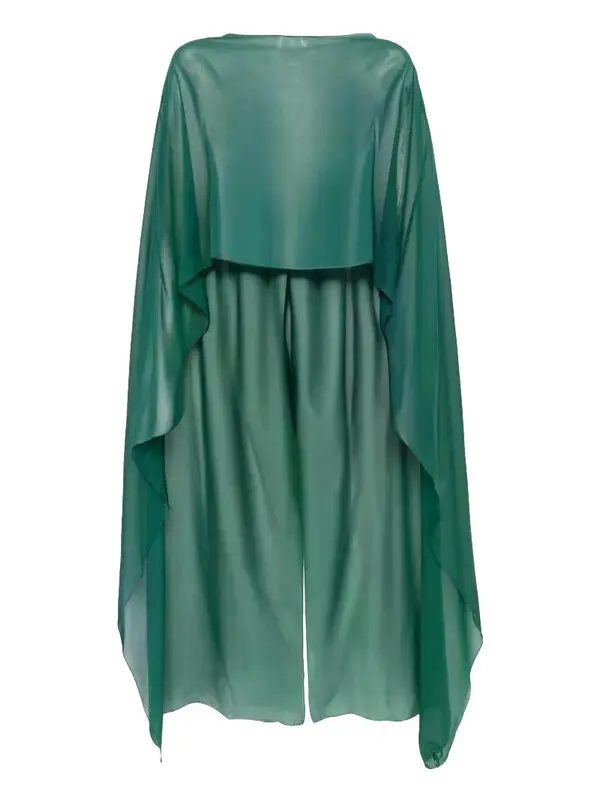 Antonelli Firenze Sheer Cape - Green