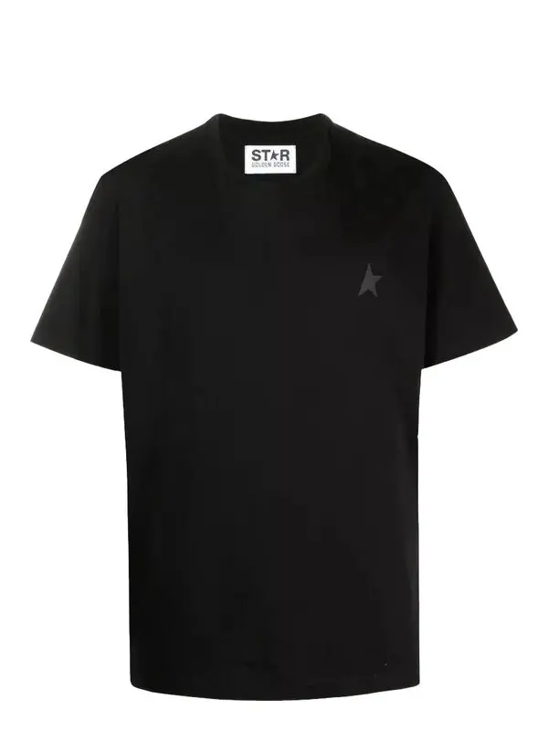 GOLDEN GOOSE Logo-print T-shirt - Black