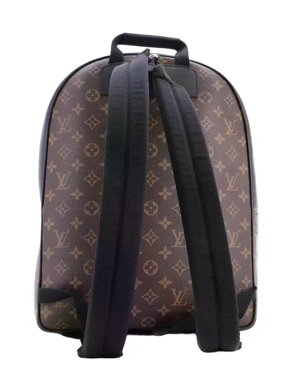 LOUIS VUITTON Josh Macassar Monogram Canvas Backpack - Black
