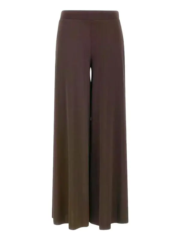 KAOS Elasticated-waistband Trousers - Brown