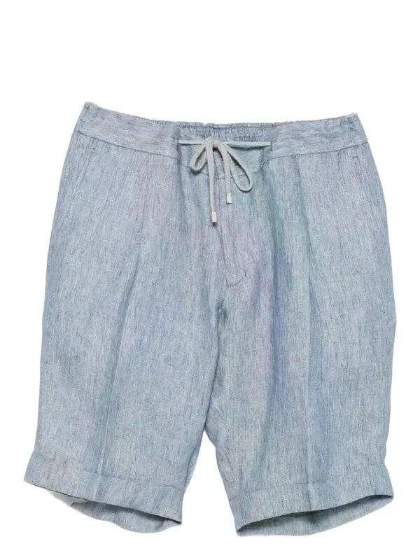 BARBA NAPOLI Capri Drawstring Shorts - Blue