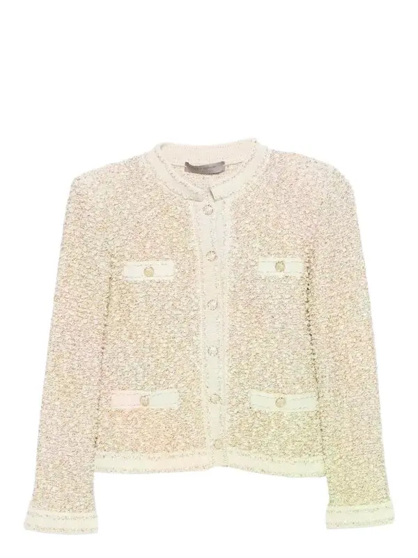 D.exterior Bouclé Button-up Jacket - Neutrals