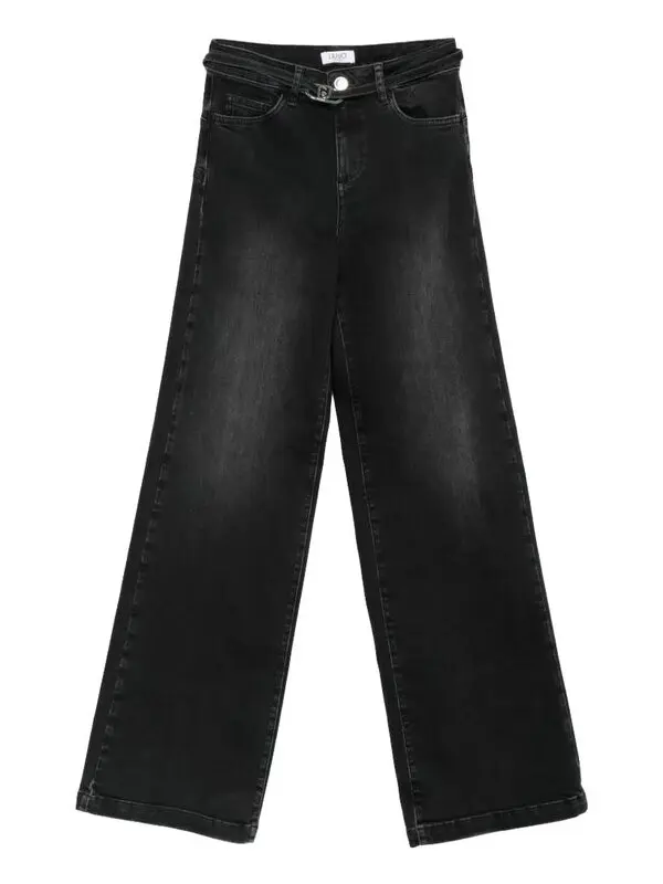 Liu Jo Belt-loop Pocket Jeans - Black