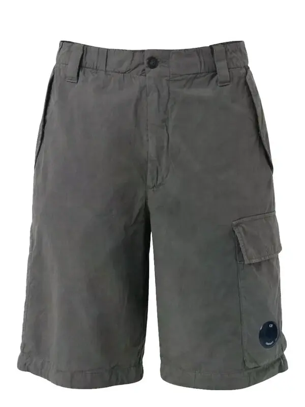 C.P. COMPANY Cotton Ripstop Cargo Shorts - Grey