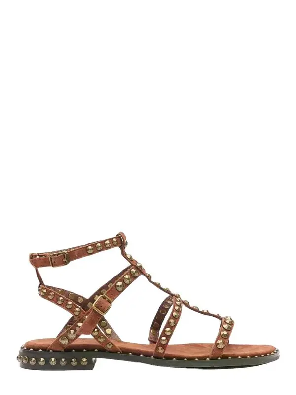 Ash Stud-embellished Sandals - Brown