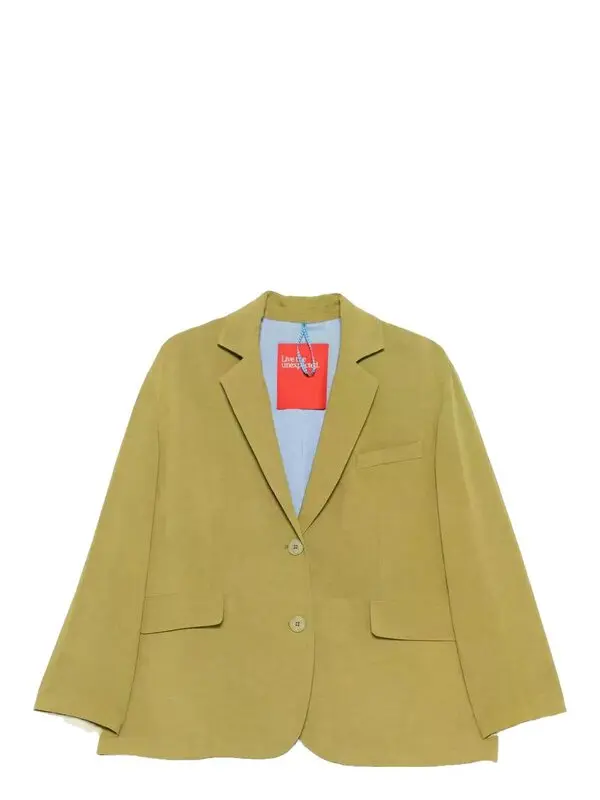MERCI Pocket Notched Blazer - Green