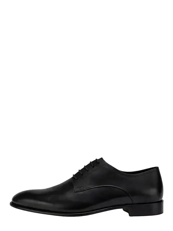FRANZESE COLLECTION Principe Di Savoia Derby Shoes - Black