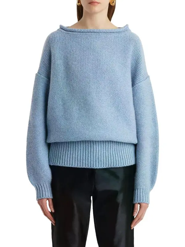 Khaite Jonte Cashmere Pullover - Blue