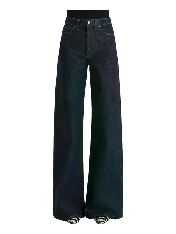 Khaite Dane Wide-leg Jeans - Blue