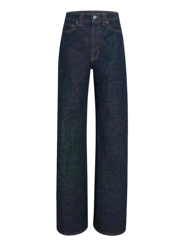 Khaite Dane Wide-leg Jeans - Blue