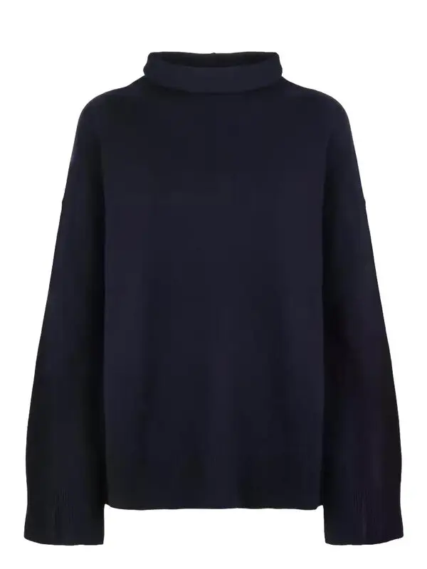 Aspesi Turtleneck Long Sleeve Sweater - Blue