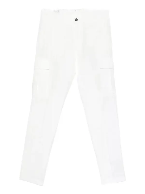 Eleventy Belt-loop Cargo Pants - White