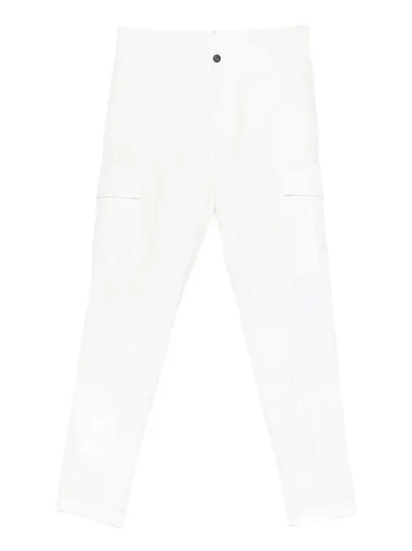 Eleventy Belt-loop Cargo Pants - White