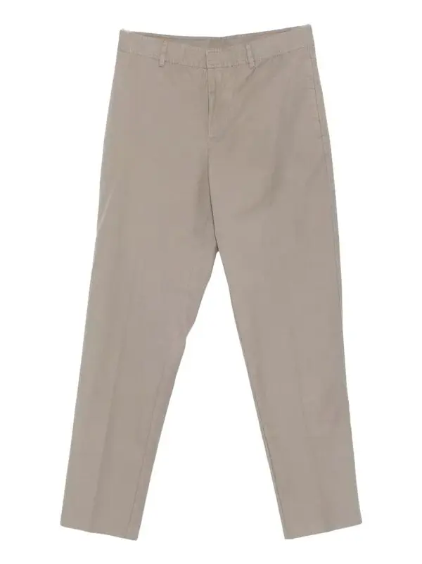 Emporio Armani Logo Appliqué Trousers - Grey