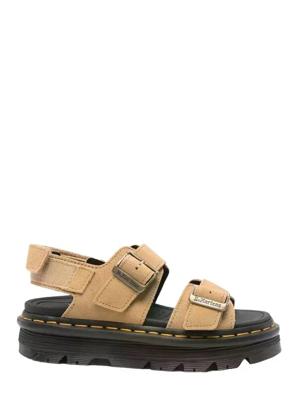 Dr. Martens Zebzag Buckle-strap Platform Sandals - Neutrals