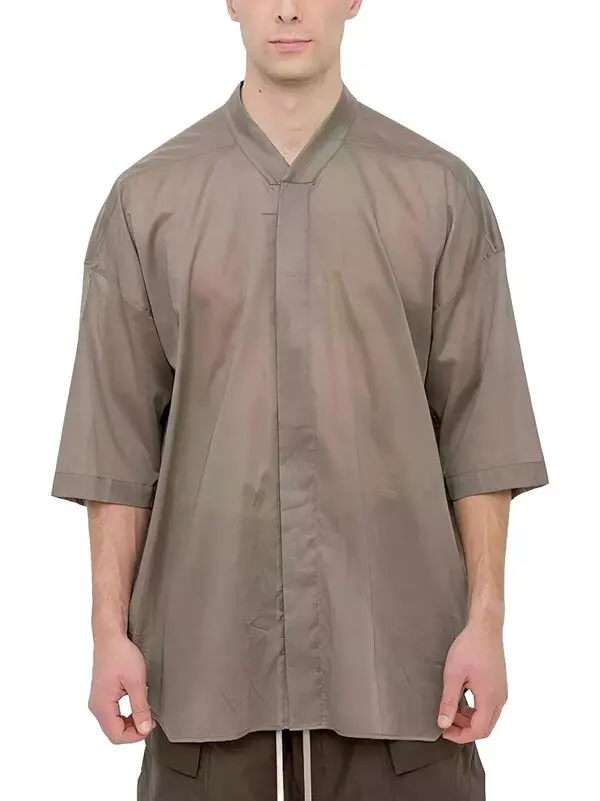 Rick Owens Jumbo Faun Shirt - Brown
