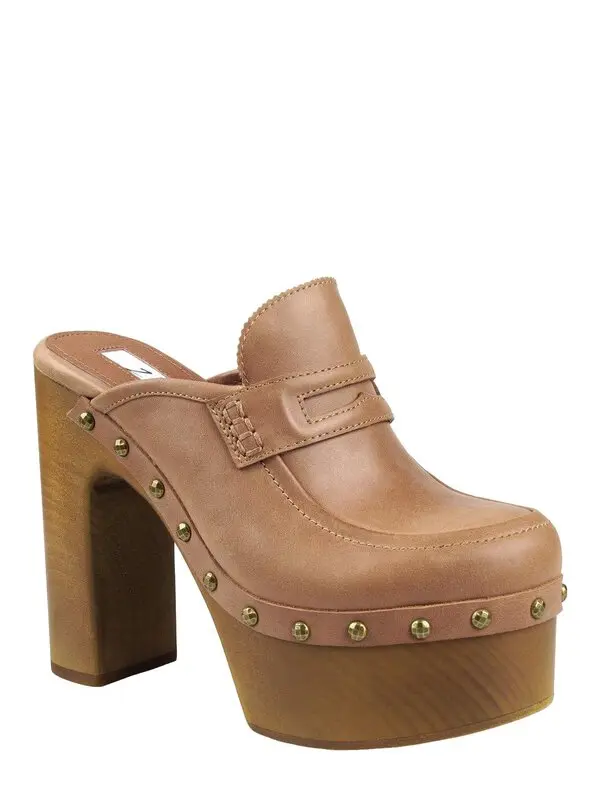 ZIGI Jiggy Platform Clog - Tan Leather