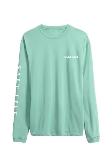 SALT LIFE Long Sleeve Slx Performance Tee - Green