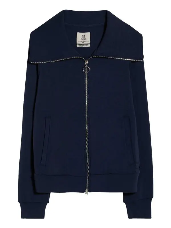 MPG Oversize Zip Jacket - Navy Blazer