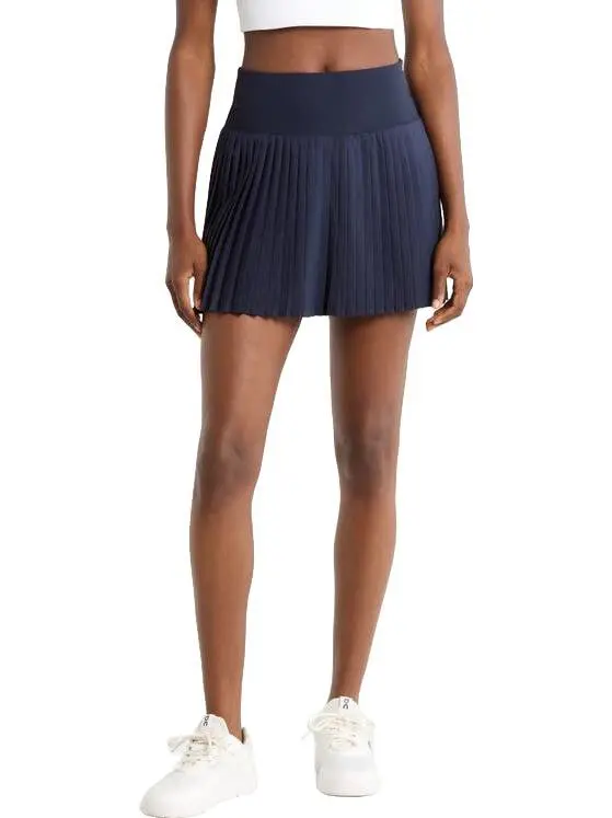 MPG Club Micro Pleated Skort - Navy Blazer