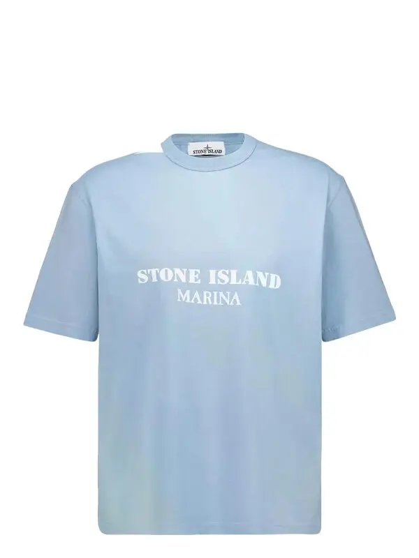 Stone Island Marina Logo-print T-shirt - Blue