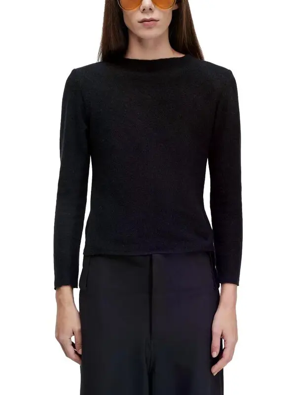 OSKLEN Long-sleeve Wool Blouse - Black