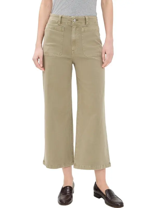 PISTOLA Zooey Utility Trousers - Slate Green