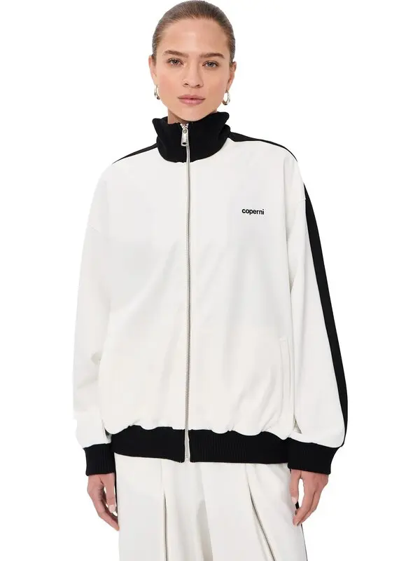 Coperni Oversized Track Jacket - White