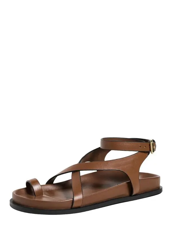 A.emery Jalen Slim Sandals - Cognac